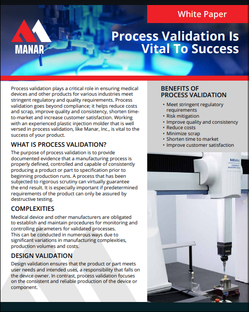 Process Validation White Paper | Manar, Inc.